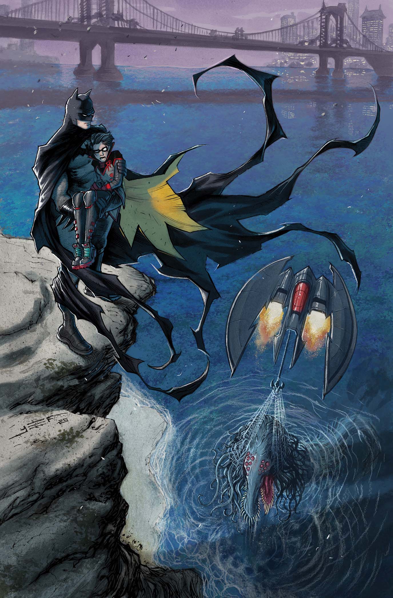 Batman and Robin 23 OTO 1 (Ferreyra) - Multiverse Of Color