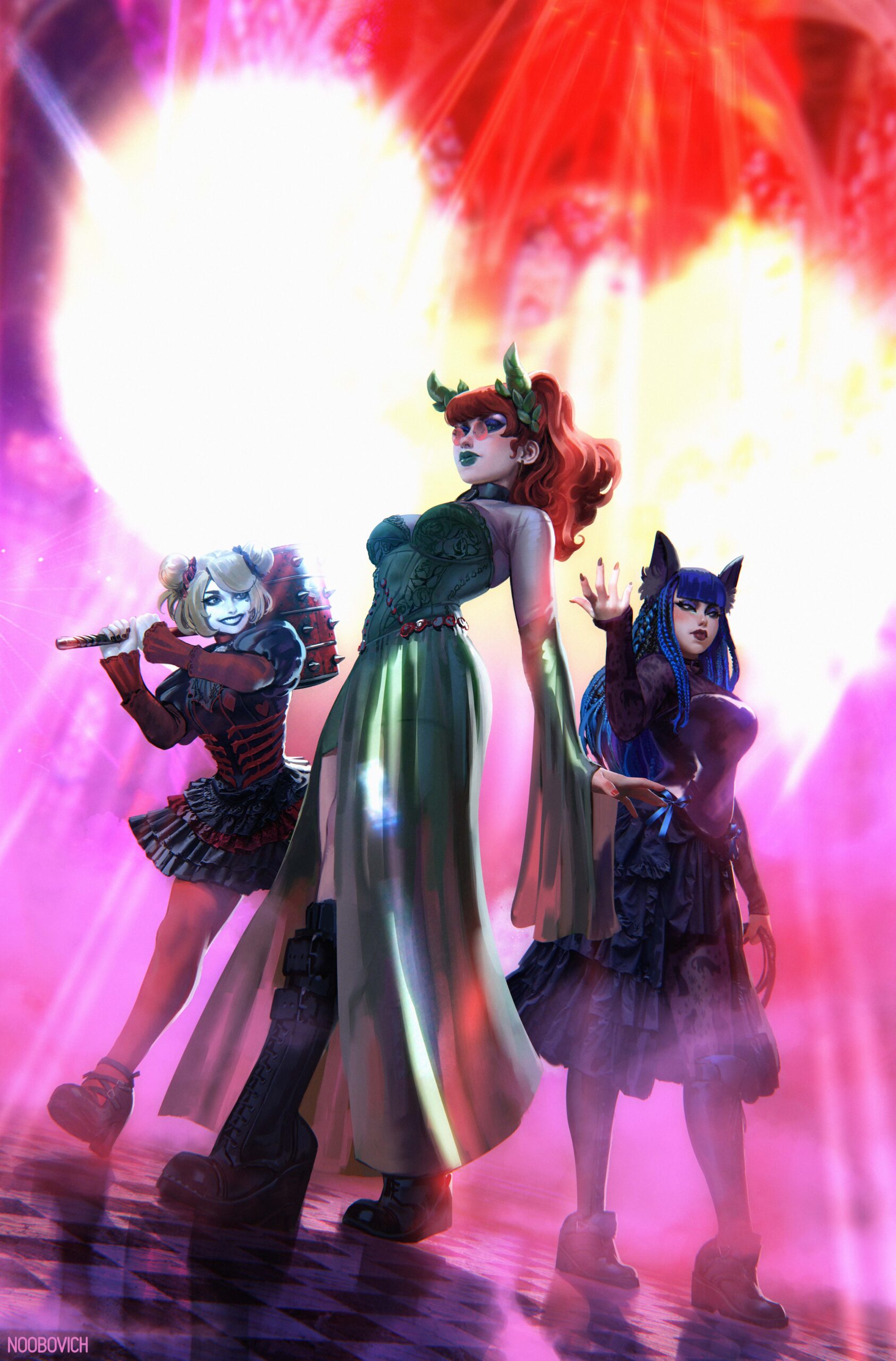 Gotham City Sirens 1_oto_noobovich - Multiverse Of Color