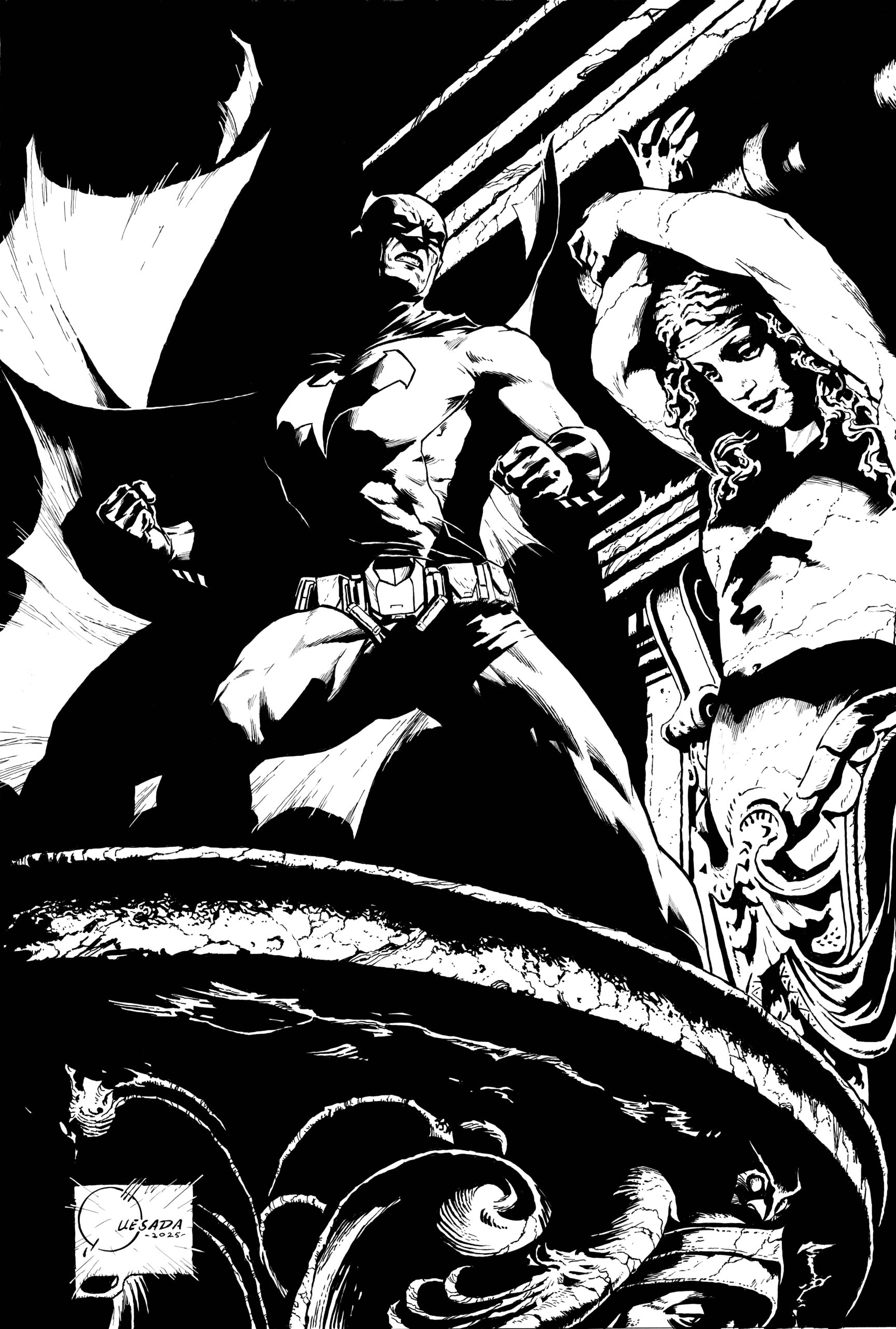 Batman 3 OTO Quesada NOT FINAL COVER - Multiverse Of Color